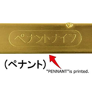 Kiridashi Craft Pocket Knife Japanese Blade Brass Handle with Sheath for Left-handed