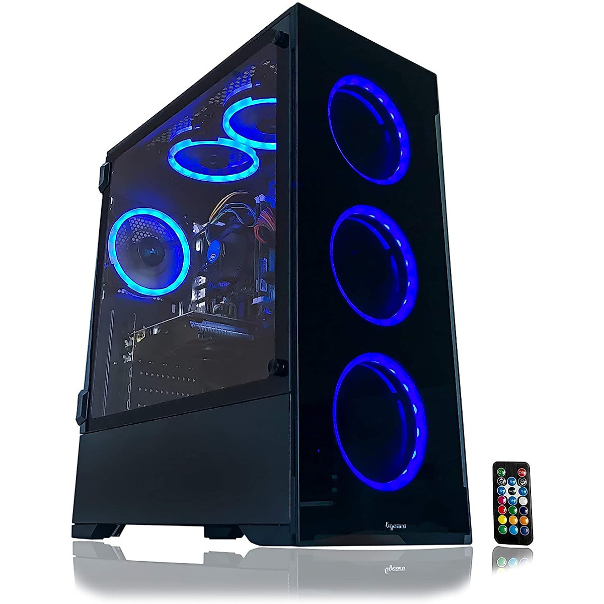 Alarco Gaming PC Desktop Computer Intel i7 3.40GHz,16GB Ram,1TB Hard Drive,Windows 10 pro,WiFi Ready,Video Card Nvidia GTX 750 4GB, 6 RGB Fans with Remote