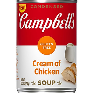Campbell's Condensed Gluten Free Cream of Chicken Soup, 10.5 oz Can