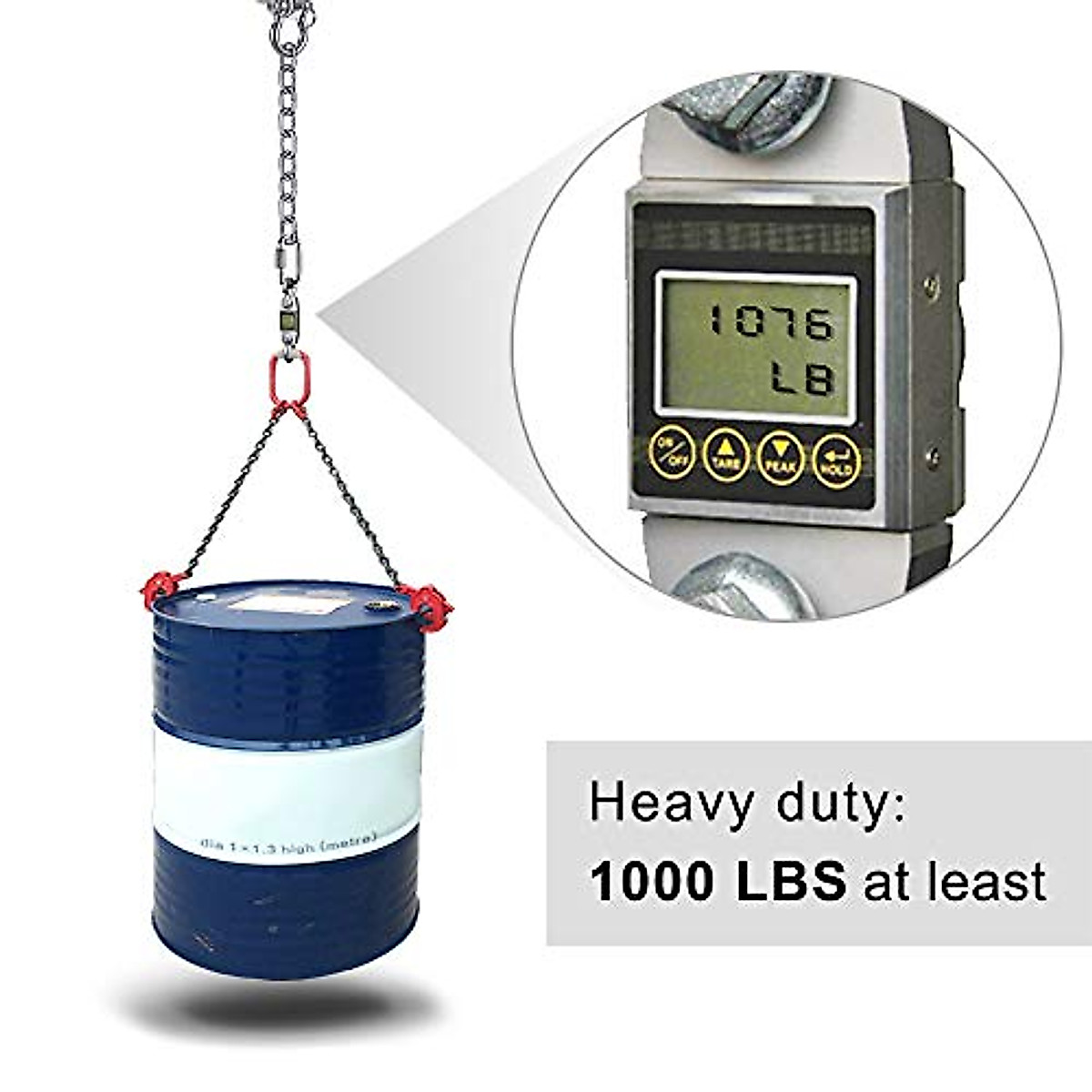 Dolibest Hanging Kits Hammock Chair Hardware, Heavy Duty Swing Hanger and 39.37"/3.28ft Chain for Indoor Outdoor Playground Hanging Chair Hammock Chair Punching Bags, 2 Screws, 1000 LB Capacity