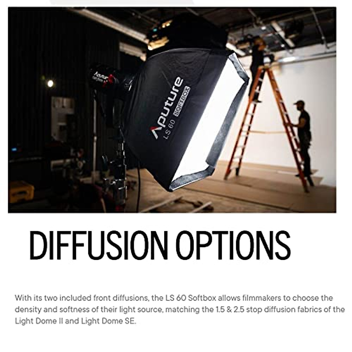 Aputure LS 60 Softbox for Aputure LS 60D and Aputure LS 60X Led Video Light,45° Light Control Grid