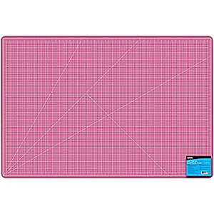 US Art Supply 40" x 60" PINK/BLUE Professional Self Healing 5-Ply Double Sided Durable Non-Slip Cutting Mat Great for Scrapbooking, Quilting, Sewing and all Arts & Crafts Projects
