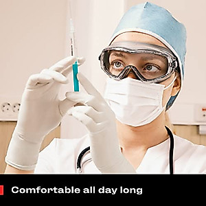 NoCry Anti Fog Safety Goggles for Men and Women with Premium Anti Scratch Coating - Vented Panoramic Lab Goggles; ANSI Z87 Certified Lab Safety Goggles, Eye Protection Goggles with Adjustable Headband