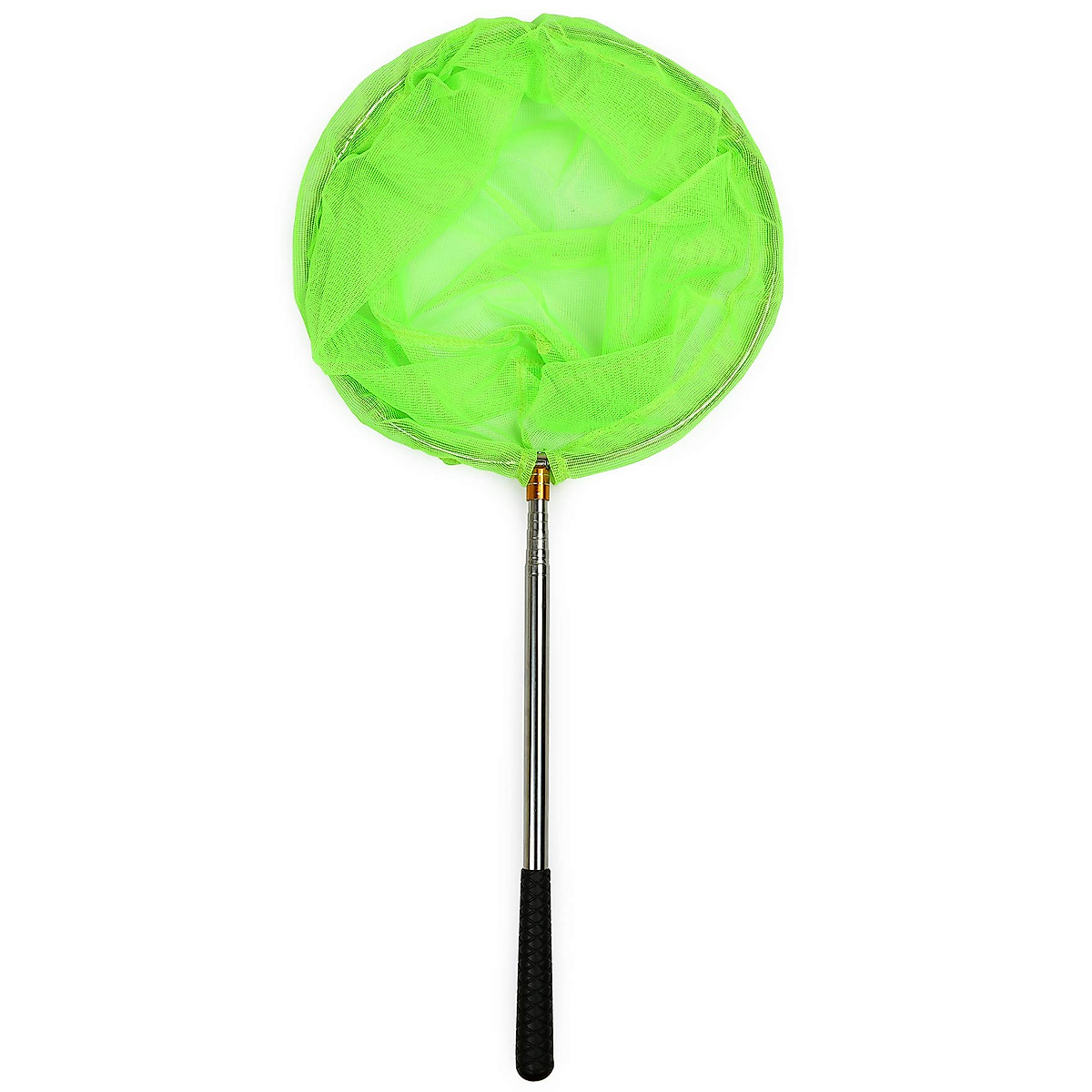 RESTCLOUD Bait Net and Fishing Landing Net with Telescoping Pole Handle Extends to 59 inches (Green)