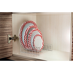 Future Plate Organizer, 12 Positions, Chrome