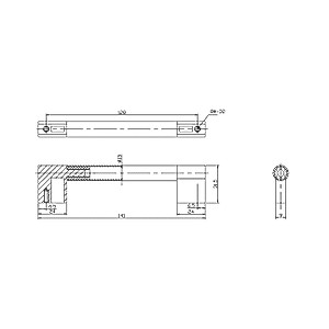 Richelieu Hardware BP527128195 Avellino Collection 5 1/16-inch (128 mm) Center-to-Center Brushed Nickel Modern Cabinet and Drawer Pull Handle for Kitchen, Bathroom, and Furniture