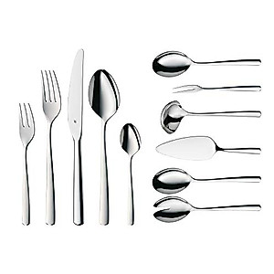 WMF Cutlery Set 66-pcs. Boston, 54.2 x 29.6 x 21.5 cm, Silver, Piece
