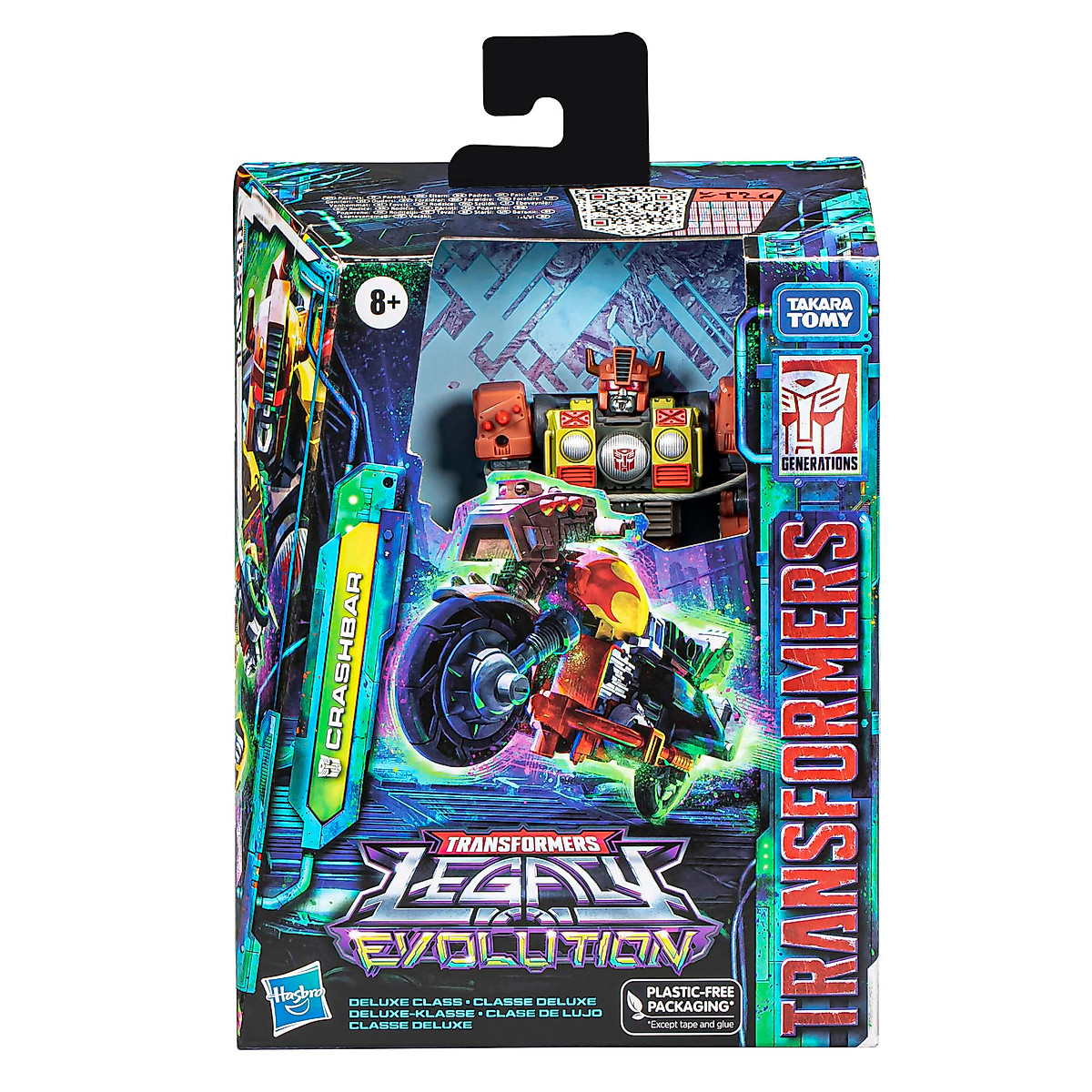 Transformers Toys Legacy Evolution Deluxe Crashbar Toy, 5.5-inch, Action Figure for Boys and Girls Ages 8 and Up