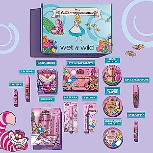 wet n wild Alice in Wonderland Limited Edition PR Box - Makeup Set with Brushes, Palettes & Curious Colors