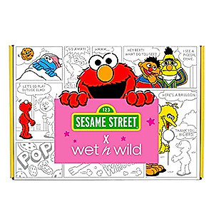 wet n wild Sesame Street Limited Edition PR Box - Makeup Set with Versatile Brushes, Vibrant Buildable & Blendable Palettes & Lip Glosses for Unique Looks, Cruelty-Free & Vegan