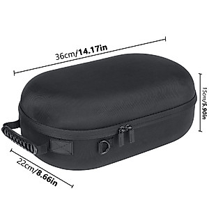 co2CREA Hard Case Compatible with Meta Quest 3S / Meta Quest 3 / Meta Quest Pro Virtual Reality VR Headset