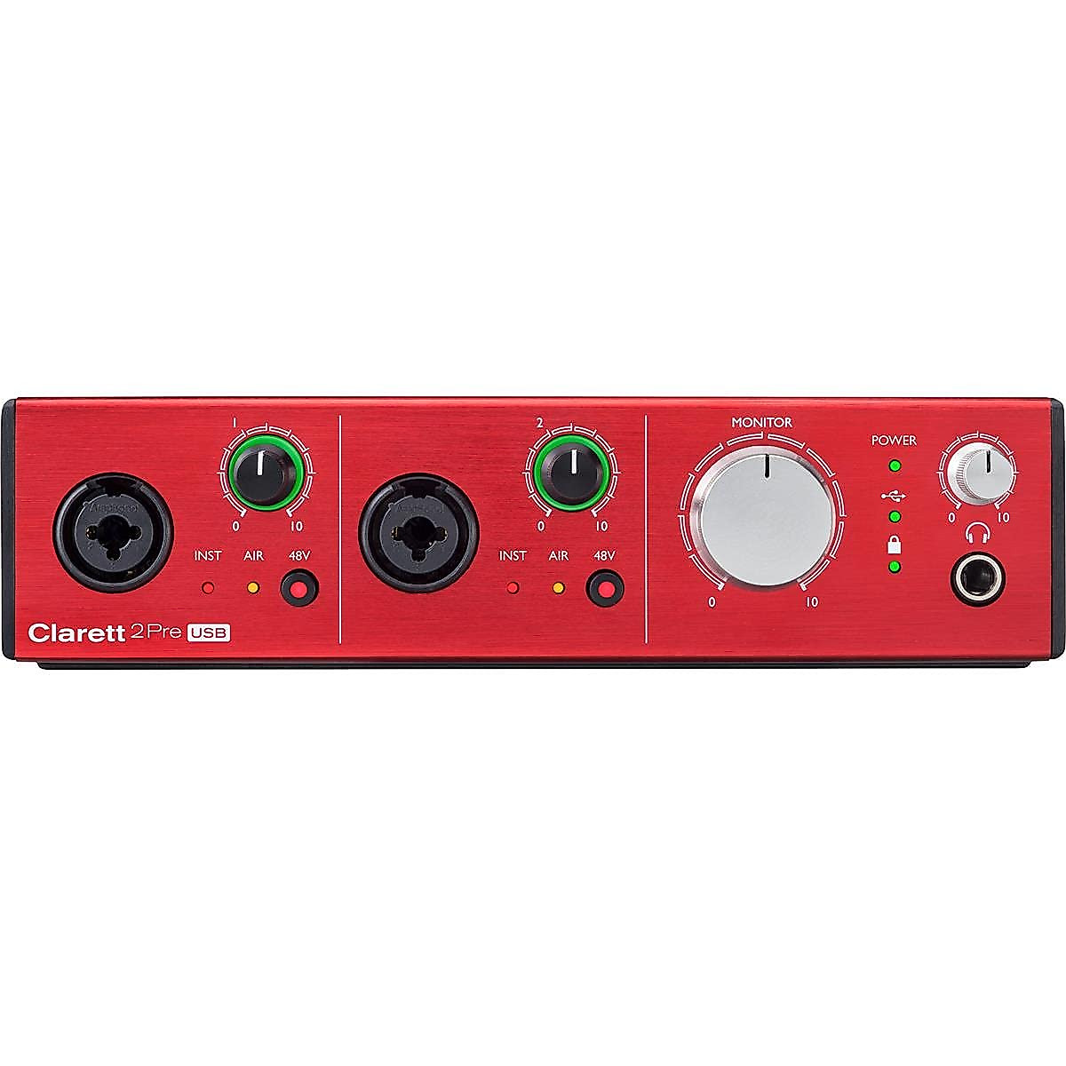Focusrite Clarett 2Pre USB 10-In/4-Out Audio Interface