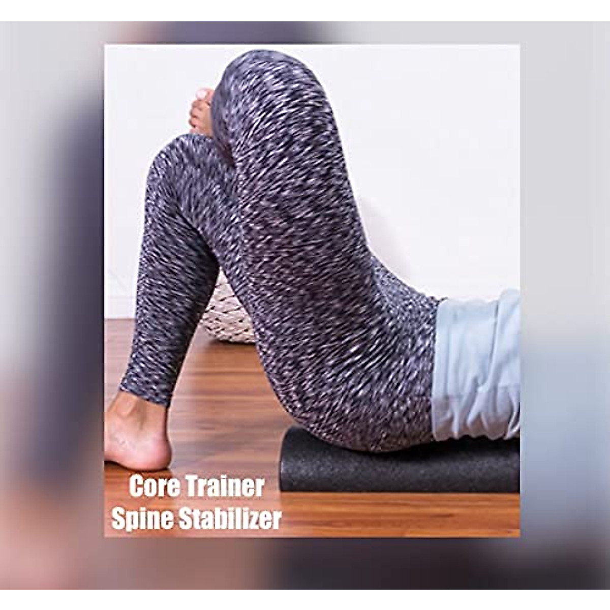 Multipurpose high Density Foam Roller,BBL Toilet Riser,D-Shaped high Density Foam Lumbar roll Back Support Pillow,Exercise high Density Foam,Yoga,Brazilian Butt Lift bbl Toilet Seat Riser,BBL Supplies