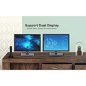 Lenovo M600 Tiny Dual Displays supported Computer (Intel Pentium up to 2.64GHz, 4G DDR RAM, 128GB SSD, WiFi, Bluetooth, HDMI, USB 3.0, Dual DisplayPort, Windows 10 pro) (Renewed)