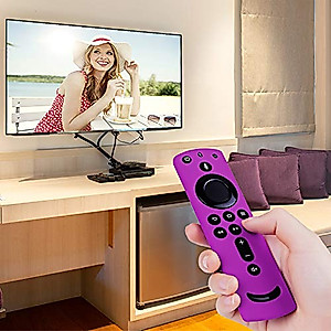 Remote Cover for Fire TV Stick 4K, Silicone Remote case for Fire TV Cube/Fire TV(3rd Gen)/All-New 2nd Gen Alexa Voice Remote Control, Lightweight Anti-Slip Shockproof (4 Pack, Multicolor B)
