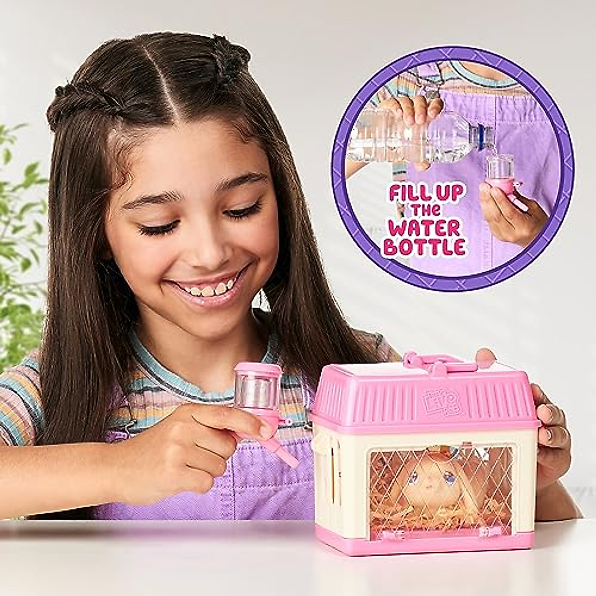 Little Live Pets - Mama Surprise Minis. Feed and Nurture a Lil' Bunny Inside Their Hutch so she can be a Mama. She has 2, 3, or 4 Babies with Surprise Accessories to Dress Up The Babies