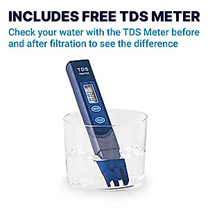 ZeroWater 10-Cup Round Water Filter Pitcher - NSF Certified 0 TDS Water Filter to Remove Lead, Heavy Metals, PFOA/PFOS, Improve Tap Water Taste