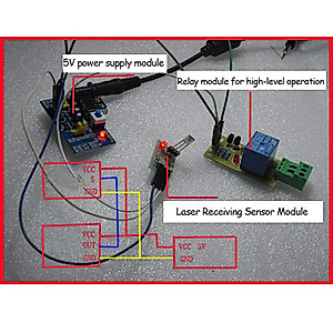 KOOBOOK 5Pcs Laser Receiver Sensor Module Board Non-Modulator Tube for Arduino