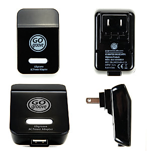 GOgroove Universal Fitness Tracker USB Power Adapter Wall Plug - Compatible with Fitbit Charge, Inspire, Versa, Ionic, Alta HR, Fossil, Samsung, Lintelek, LETSCOM and More Fitness Trackers