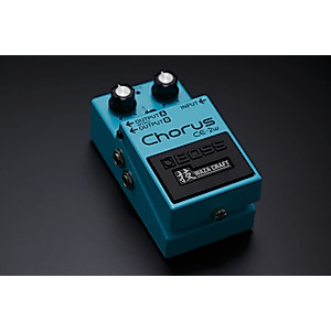 Boss CE-2W Waza Craft Chorus Bundle with Power Adapter, 10ft Instrument Cable, 6in Patch Cable, and Picks