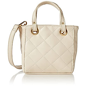 The Drop Women's Nessa Mini Quilted Bag, Bone, One Size