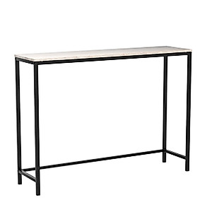 Console Table for Entryway Narrow Sofa Tables Entryway Table Rustic Narrow Entrance Console Table Front Door Console Table Accent Table for Living Room Entryway Corridor Hallway White Oak