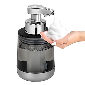 Automatic Soap Dispenser Touchless: 10oz Foaming Soap Dispenser, Hand Free Soap Dispenser Rechargeable Soap Dispenser, for Bathroom, Kitchen, Hotel…