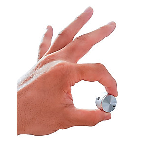 Szliyands 2 Pack Aluminum Rotary Electronic Control Potentiometer Knob,for 0.23'' Diameter Shaft, 0.98'' Dia, 0.61'' H, Guitar Knob, Audio knob, Volume Control Knob(Silver)