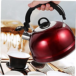 UPKOCH Buzzing Kettle Cordless Electric Kettle Japanese Tea Kettle Camping Teapot Stovetop Tea Kettle Coffee Gifts Hot Water Kettle Food Grade Tea Pot Tea Pots Kettle Tea Red Gas