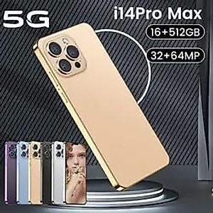 i 14 Pro Max Cell Phone 7.3 inch Big Screen 5G Smartphone 16GB + 512GB Dual SIM Android Mobile i Phone I14 PRO MAX