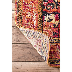 nuLOOM Vintage Mackenzie Runner Rug, 2&#039; 6&quot; x 6&#039;, Orange