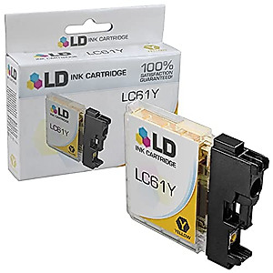 LD Compatible Ink Cartridge Replacement for Brother LC61Y (Yellow)