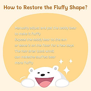 MorisMos Giant Teddy Bear Stuffed Animal 4ft, Big Teddy Bear Plush for Baby Shower, Life Size Stuffed Bear Gifts for Kids, Girls, Girlfriend, Women on Valentine, Christmas, Birthday（Light Brown）