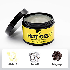 Hot Vita Hot Gel – Sweat Cream Workout Enhancer Belly Slimming Gel (4 oz)