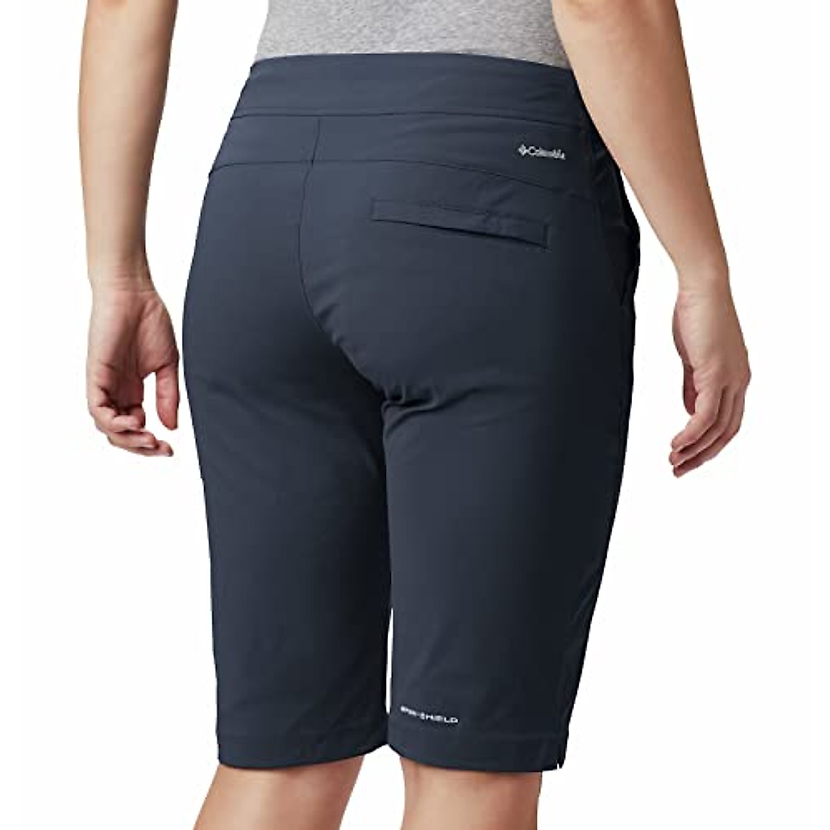 Columbia Women's Anytime Outdoor Long Short Shorts, Nocturnal, 10x13