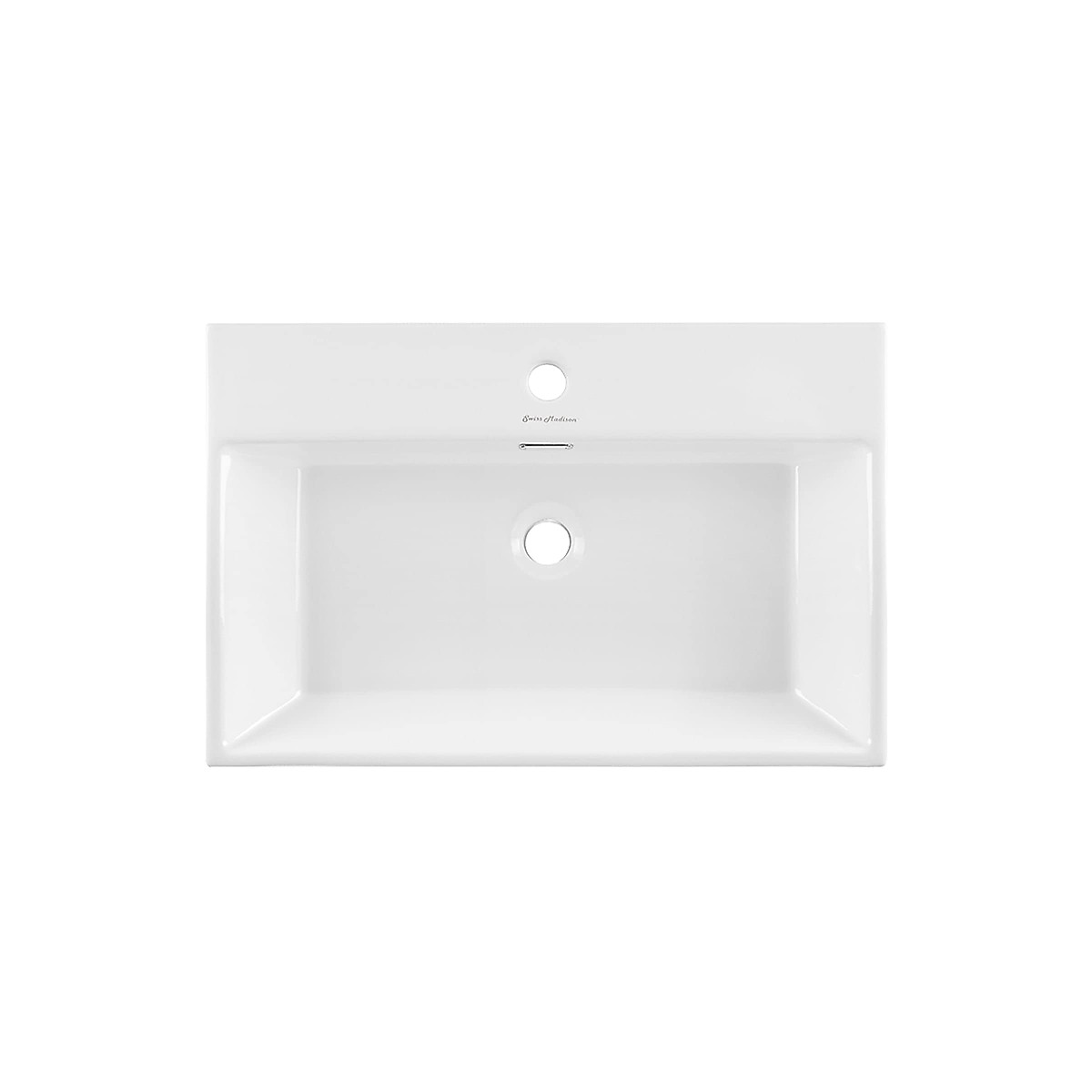 Swiss Madison Well Made Forever SM-CS771 Claire 24" Console Sink, Glossy White