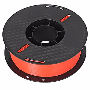 3D Printer Filament, Odorless Anti Clogging 1kg PLA Filament for High Precise Printing (Red)