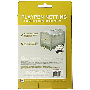 Jeep Universal Size Pack N Play Mosquito Net Tent, White
