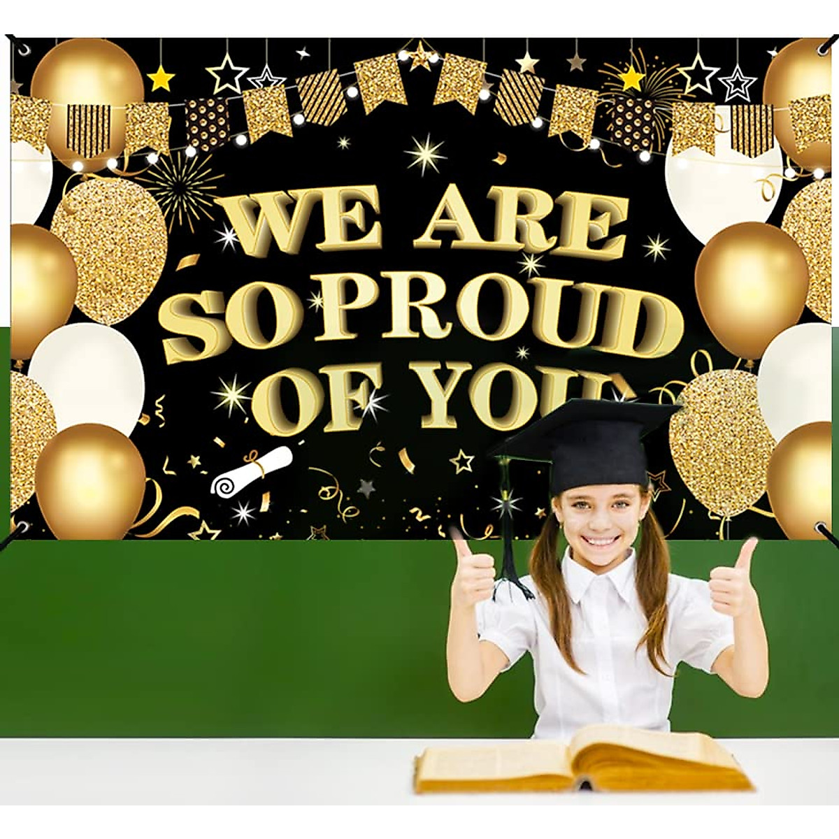 2023 Graduation Party Decorations, We are So Proud of You Backdrop Banner, We are So Proud of You Banner for Graduation Decorations 2023, Congrats Grad Party Decorations, Class of 2023 Decorations
