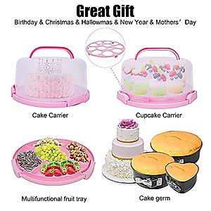 Cake Decorating Kit,635 Pcs Cake Decorating Supplies With 3 Springform Pan Sets Icing Piping Nozzles Cake Rotating Turntable Cake Topper Piping Bags Cake Carrier Holder,Cake Baking Supplies Set Tools