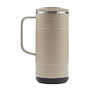 Pelican Hydration Pelican Ridge™ 18 oz Vacuum Insulated Tumbler - Recycled Stainless Steel Double Wall Travel with Dual Lid, Powder Coated Insulated Coffee Mug For Hot Cold Drinks, Desert