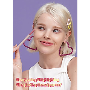 COLORGRAM Under Eye Highlighter Stick 01 Warm Tone | Silky-Smooth Long-Lasting Highlighter & Contouring Stick for Smudge-Proof, Shining Daily Makeup | K-Beauty Face Highlighters & Luminizers