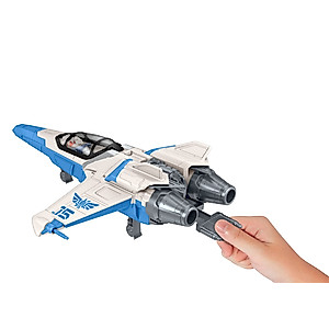 Mattel Disney and Pixar Lightyear Vehicle & Figure Toy, 20-in XL-15 Spaceship with 5-in Buzz Figure, Eject Action & Projectiles