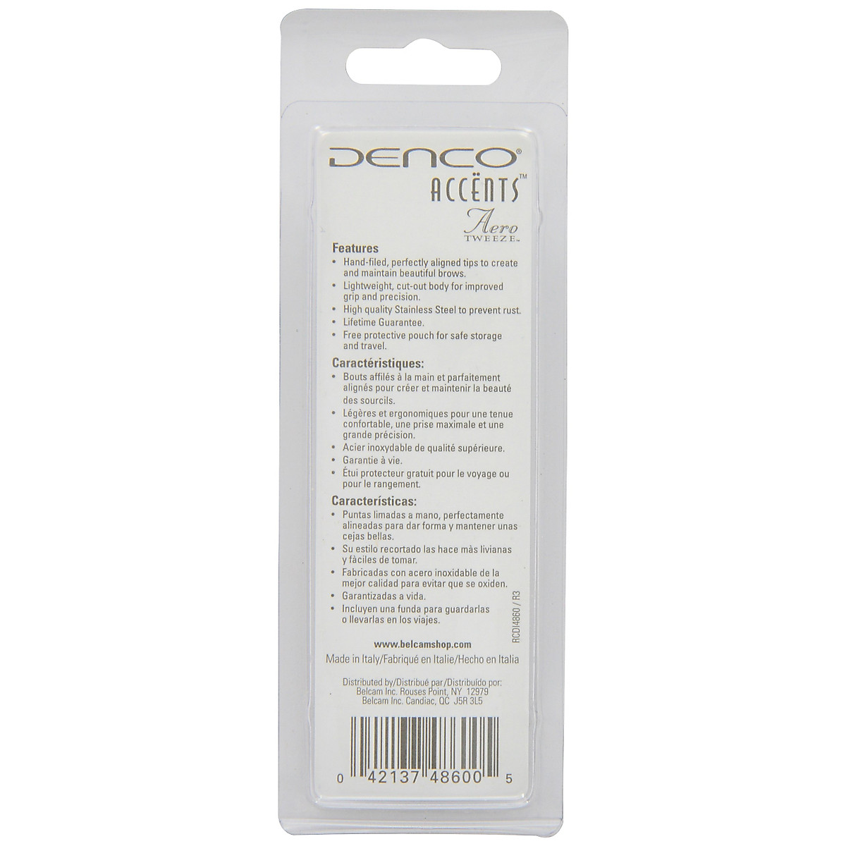 Ultra Aero Slant Tip Tweezer #4860 color may vary