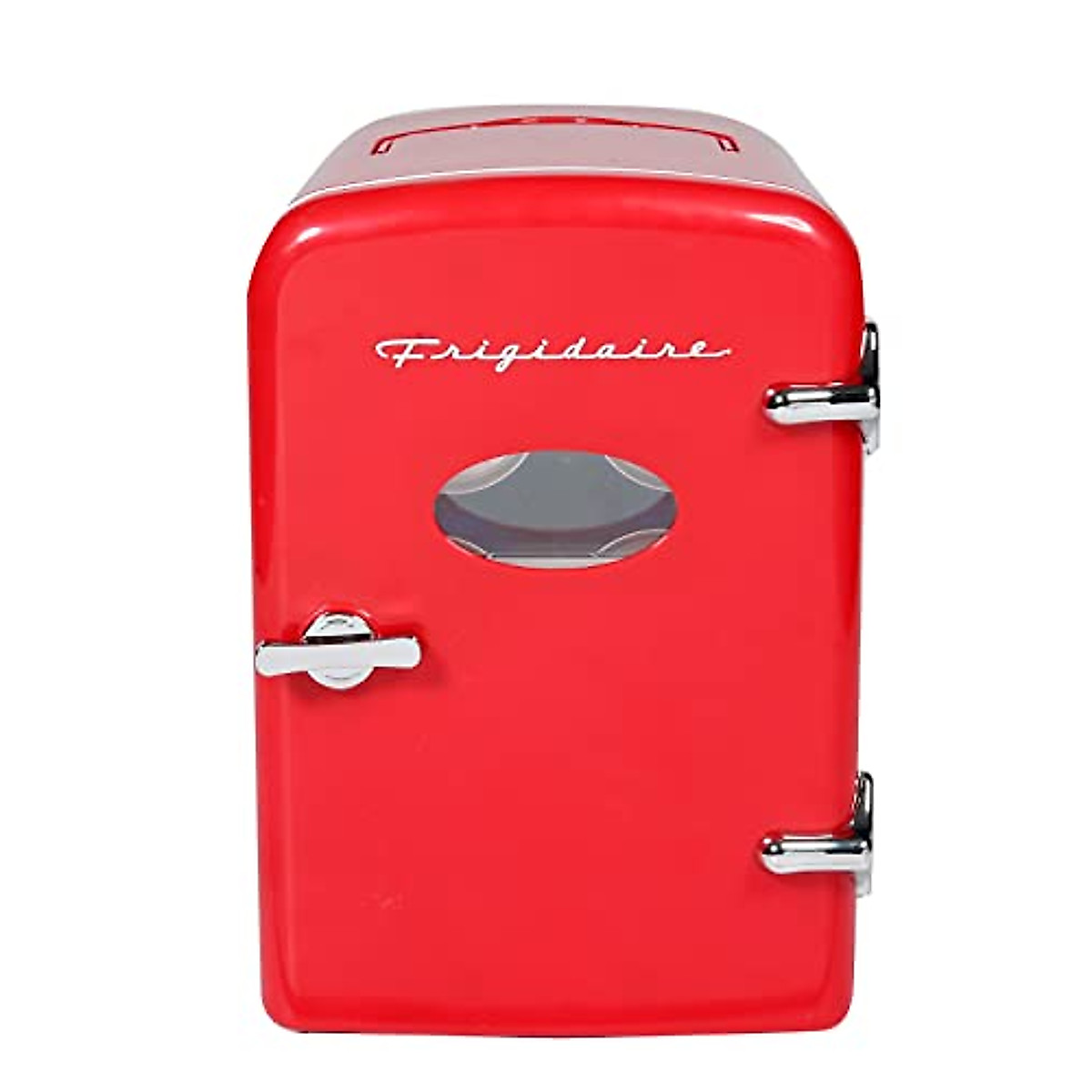 Frigidaire EFMIS175-RED Portable Mini Fridge-Retro Extra Large 9-Can Travel Compact Refrigerator, 5L, RED