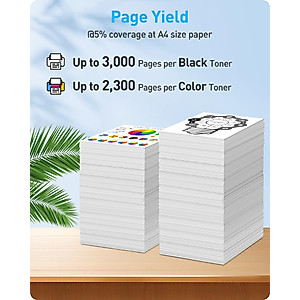 MasaiMara Compatible Toner Cartridge Replacement for Brother TN227 TN-227 TN227BK TN227C TN227M TN227Y High Yield Compatible with HL-L3290CDW HL-L3210CW MFC-L3750CDW MFC-L3710CW Printer (4 Pack)