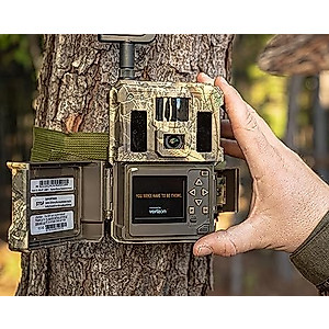 Spartan GoLive2 4G LTE Trail Camera, Live Stream,Anti-Theft GPS,On-Demand Image&Video Capture,Real-time Updates,Built-in Lithium Battery,Blackout,Areus Camo + 32GB SD Cards (2PK) (GoLive 2M 4G/LTE)