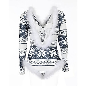 Sexy Cosplay Lingerie for Women Sex Naughty Kawaii Maid School Girl Cat Girl Bunny Roleplay Outfit Sheer Mesh Sluttly Babydoll Bodysuit Christmas Bow Santa Lingerie G350