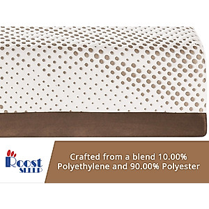 Roost Copper Smart 14-Inch Thermic Gel Memory Foam Mattress with Copper Infused Cover for Cool and Comfortable Sleep, Easy Set Up and Durable Copper Mattress, Full