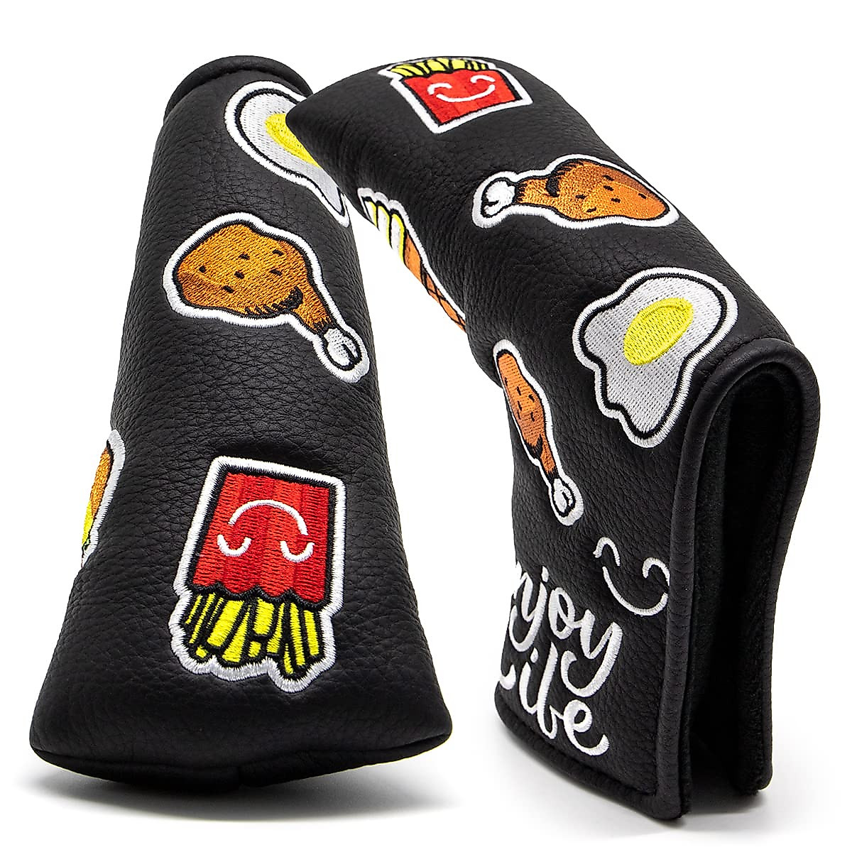 Funny Western Foods Golf Putter Head Cover, Magnetic Blade Putter Headcover fits for Scotty Cameron, Taylormade Mytp Putters
